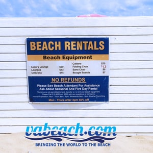Beach Chair Rental in Virginia Beach - Beach Equipment Rentals