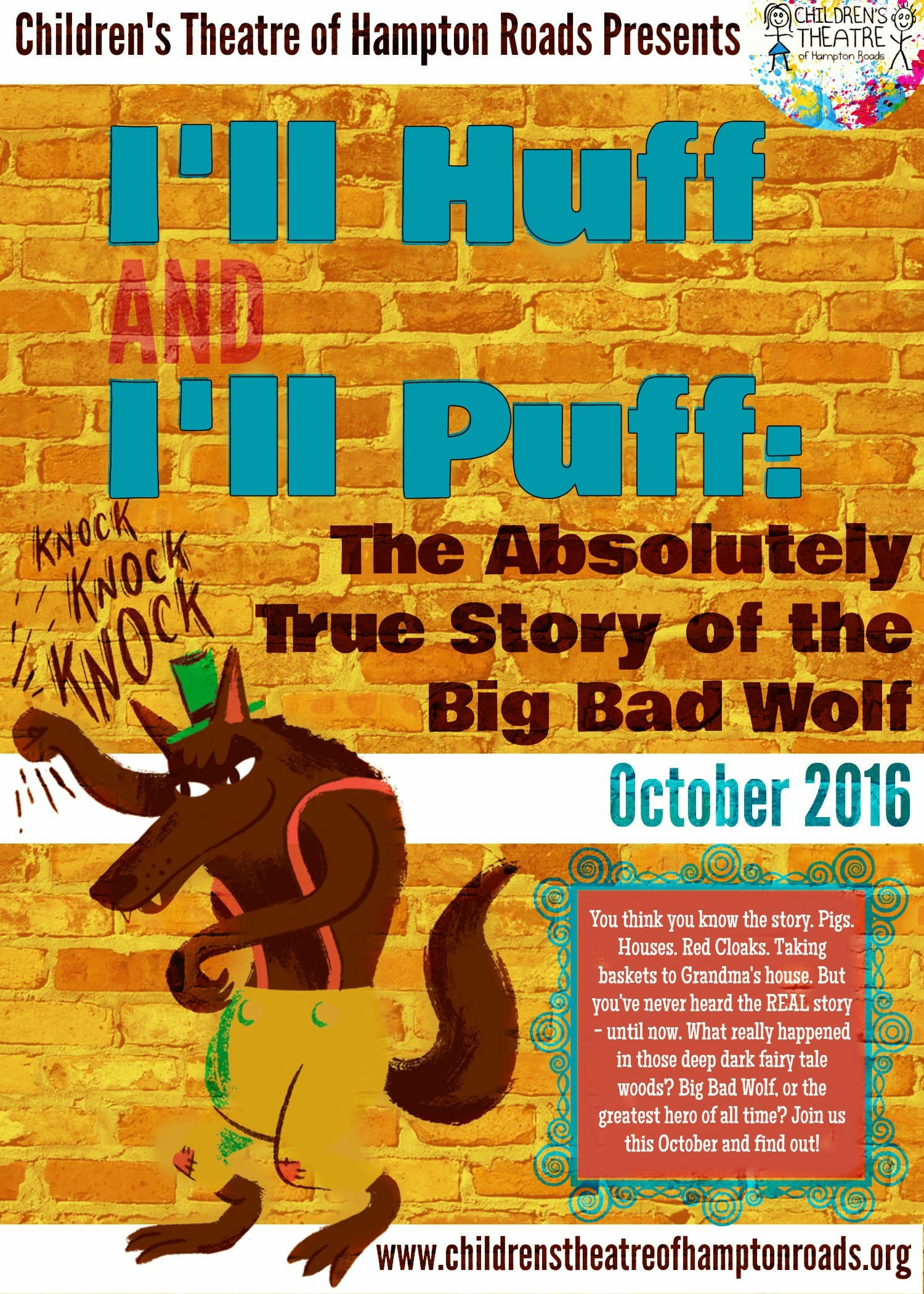 I’ll Huff & I’ll Puff: The Absolutely True Story of the Big Bad Wolf ...