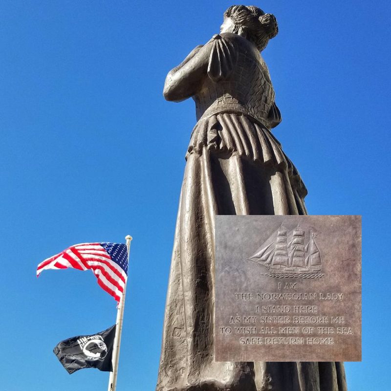 Norwegian Lady Statue Attraction - Virginia Beach, VA